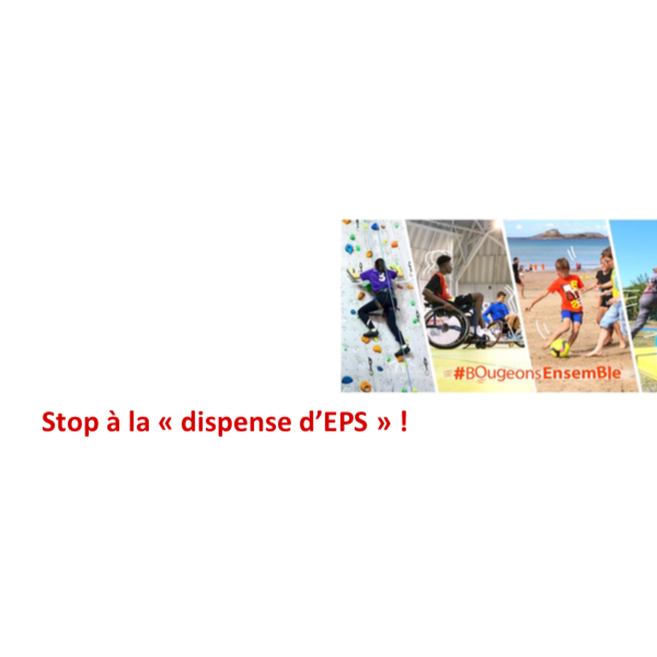 Stop à la « dispense » en EPS - Espace pédagogique